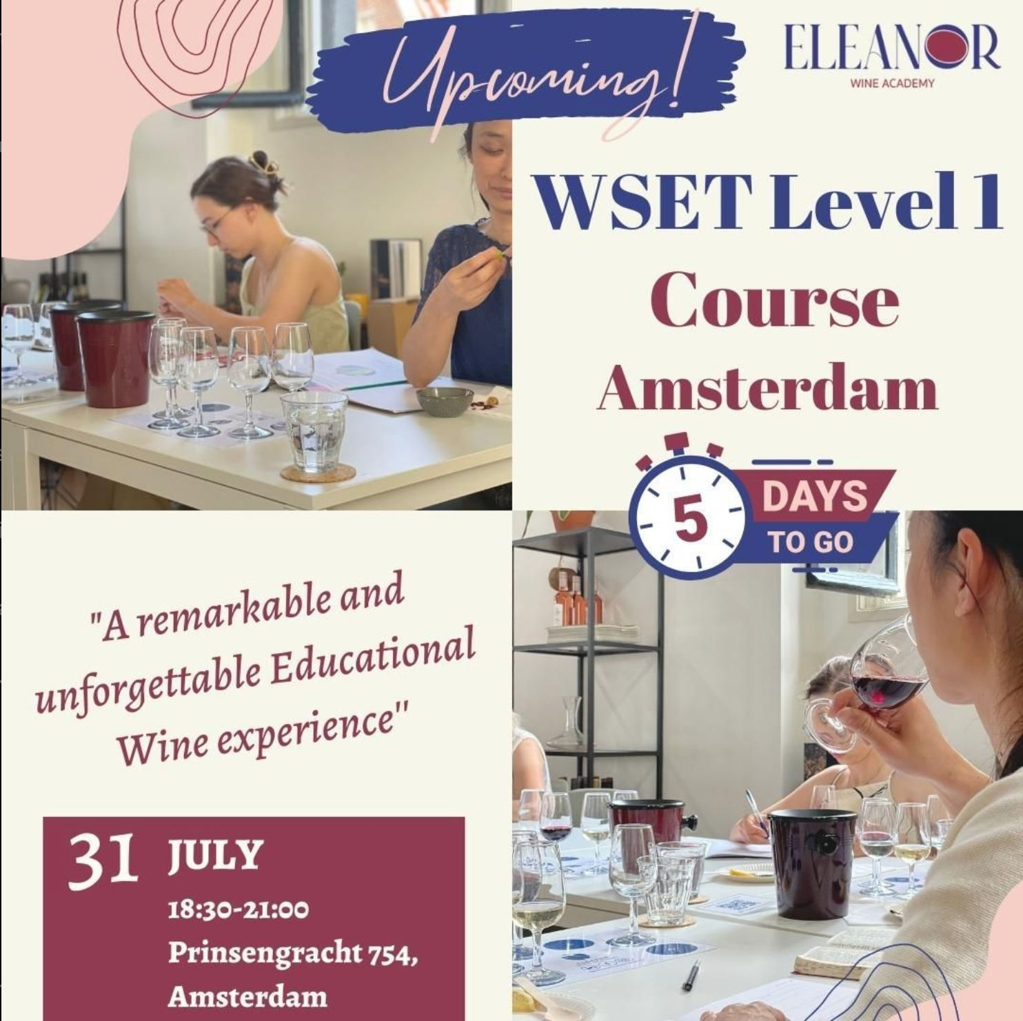 Elevate Your Mondays with WSET 1 Summer Course | Unleash the Wine Enthusiast in You | Eleanor ...