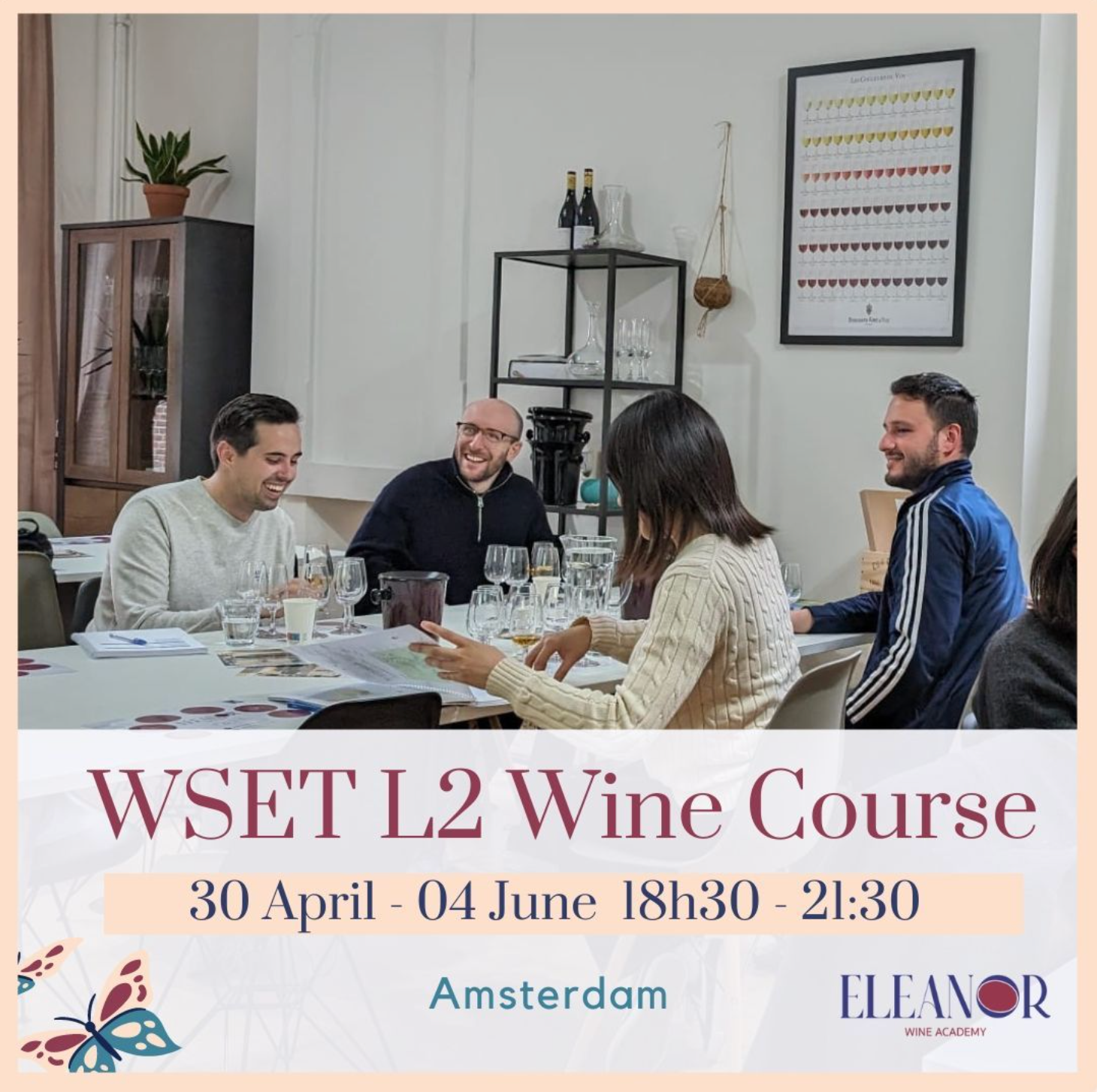 Wine Education in Amsterdam | WSET Level 2 Course at Eleanor Wine Academy
