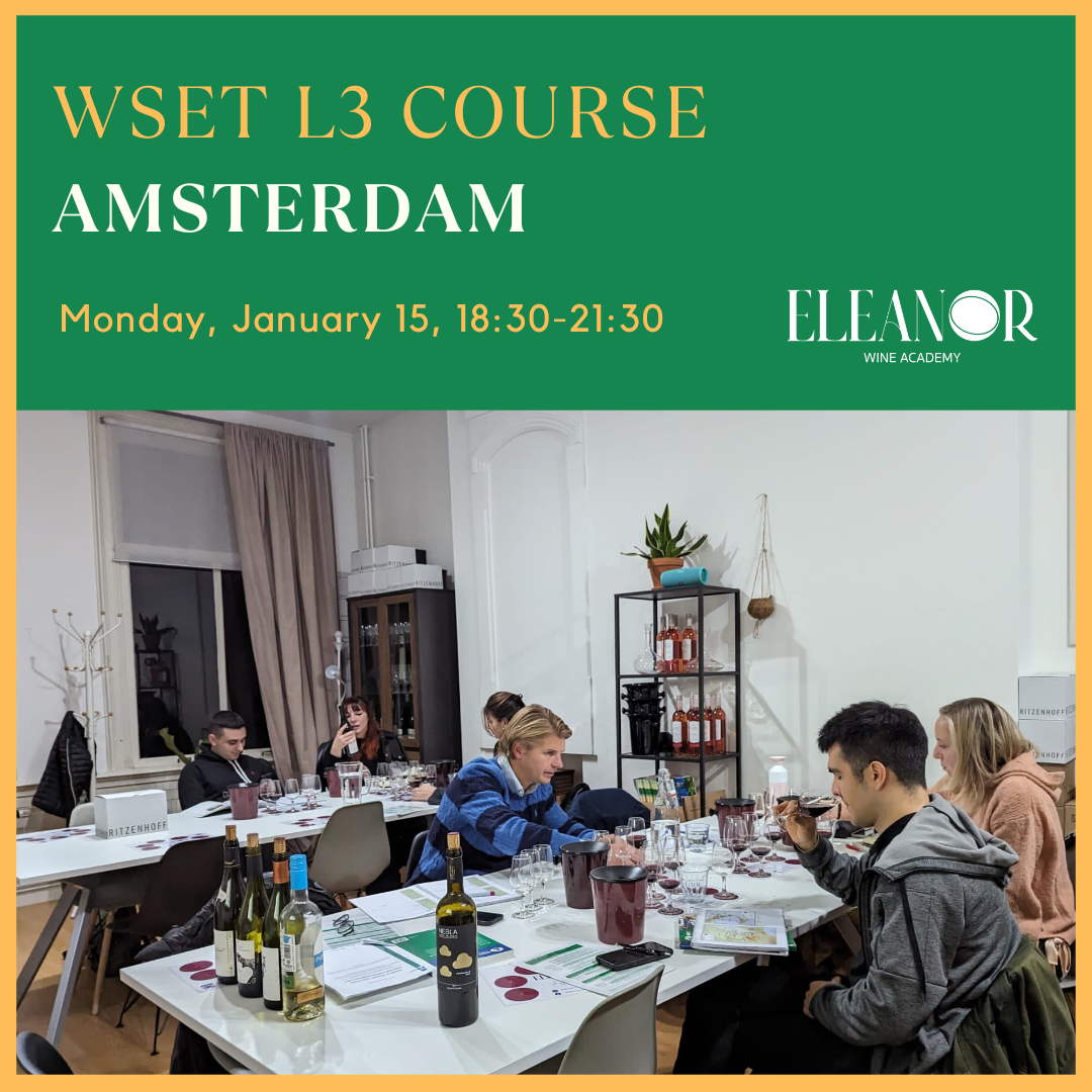 WSET Level 3 Course Launch at Eleanor Wine Academy Amsterdam in 2023! 🍷