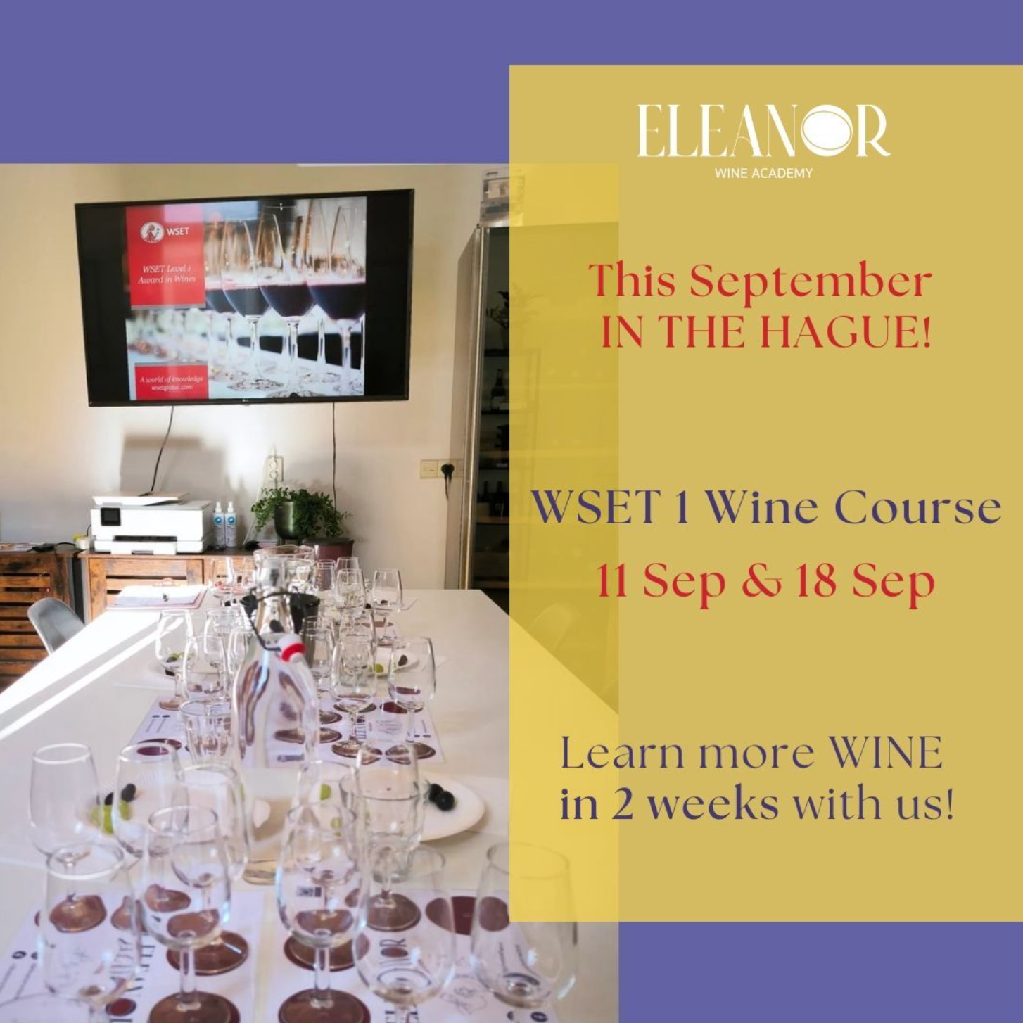Start Your Autumn Wine Journey with WSET Level 1 in The Hague - Sign Up ...