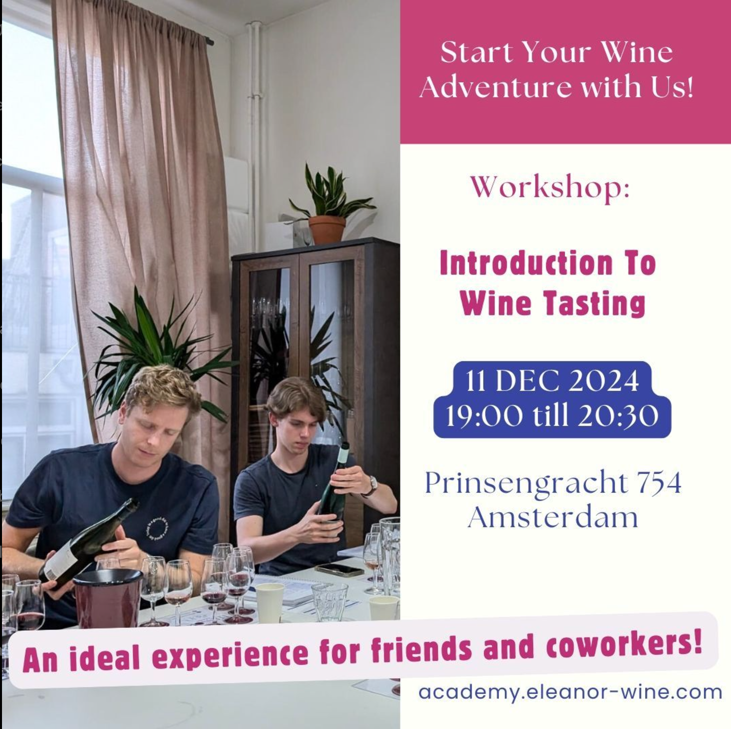 The Art of Wine Tasting in Amsterdam | Fun & Educational Workshop 🍷 ...