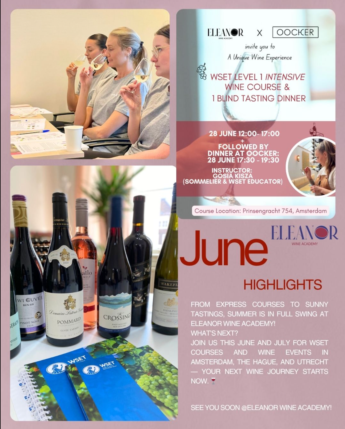 Summer Wine Courses in the Netherlands | WSET Classes & Tastings at ...