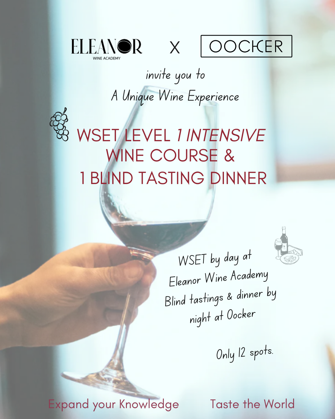 WSET Level 1 Course + Blind Tasting Dinner | Amsterdam – Eleanor Wine ...